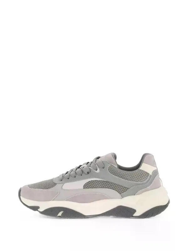 Boggi Milano Storm Trainers In Leather And Technical Fabric