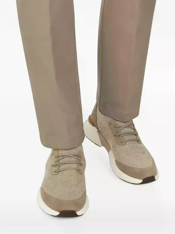 Boggi Milano Willow Trainers In Wool Blend