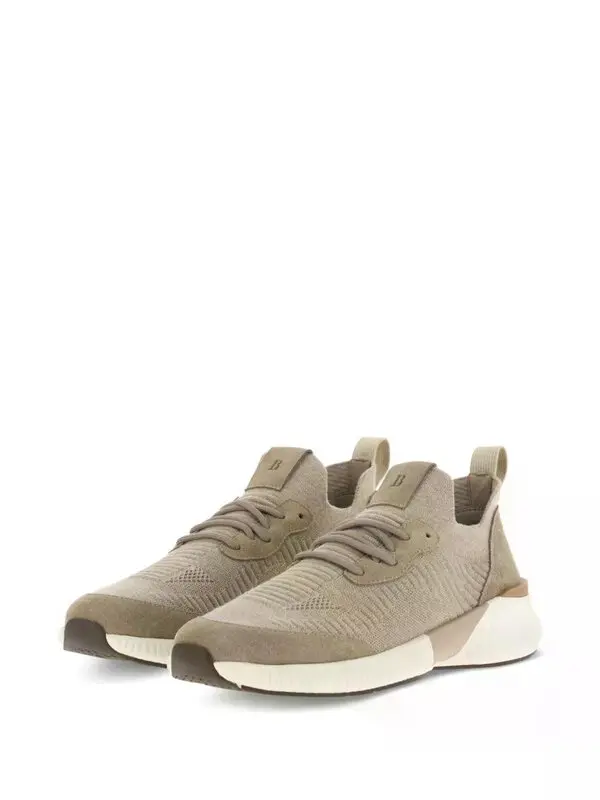 Boggi Milano Willow Trainers In Wool Blend - Neutrals