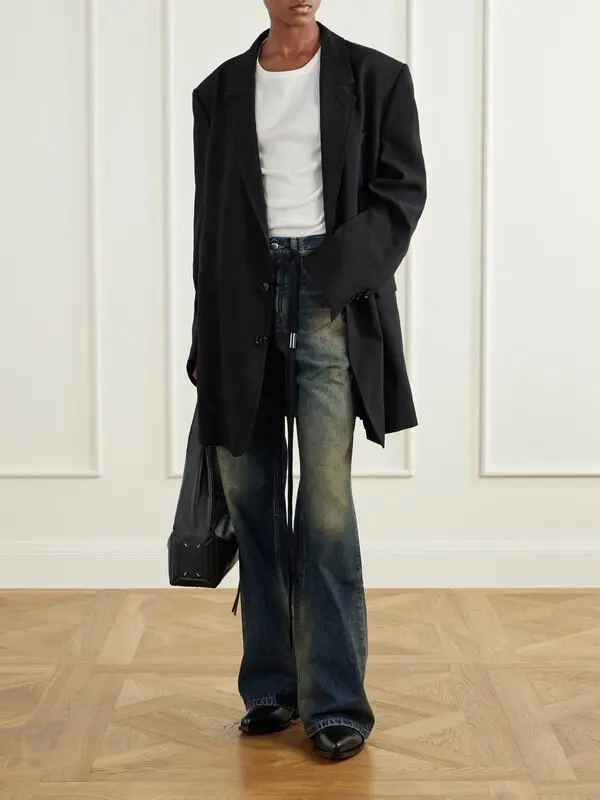 ANN DEMEULEMEESTER Imme Leather Ankle Boots