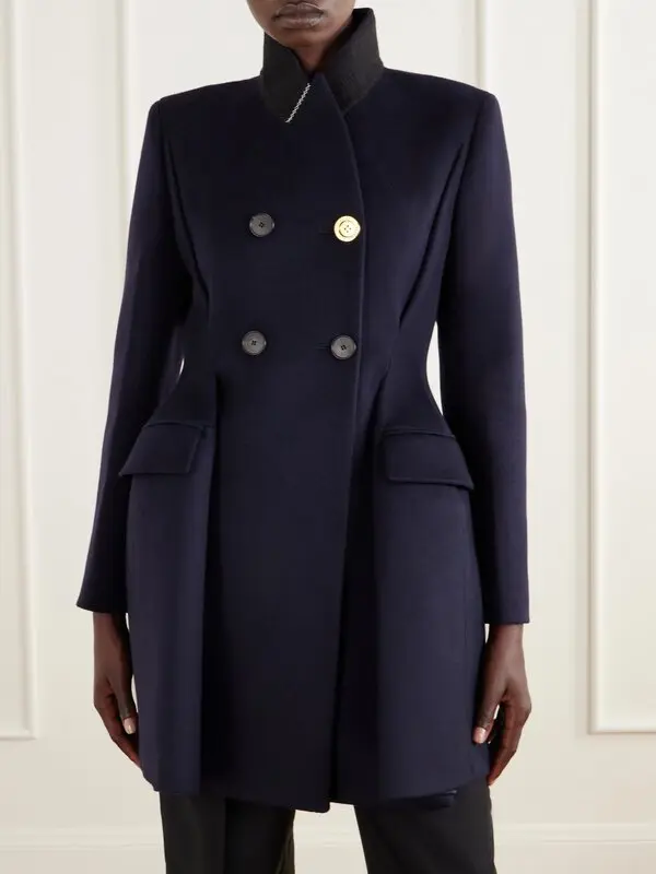 Givenchy Wool And Cashmere-blend Double-breasted Coat