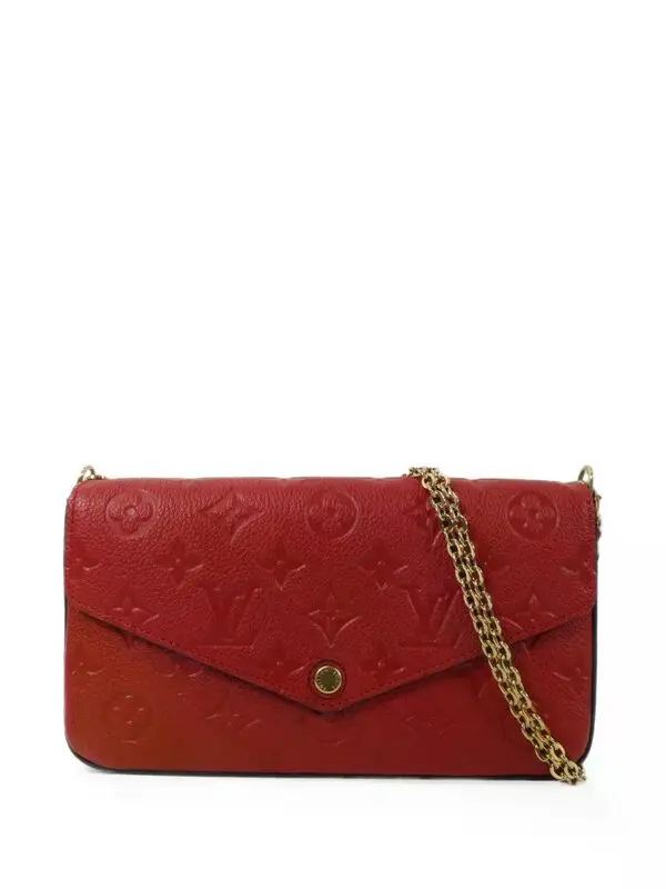 LOUIS VUITTON Felicie Pochette Shoulder Bag - Red
