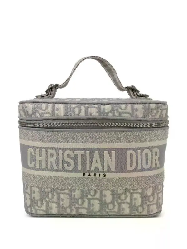 Dior Oblique Travel Vanity Case - Grey