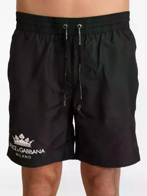 Dolce & Gabbana Logo-print Drawstring Swim Shorts