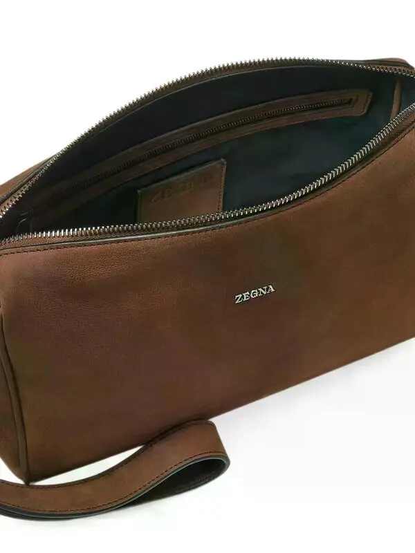 Zegna Secondskin Pouch - Brown