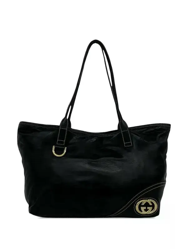 Gucci 2000-2015 Leather New Britt Tote Bag