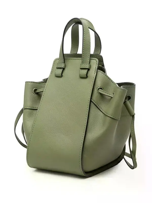 Loewe 2021 Mini Leather Drawstring Hammock Bag Satchel