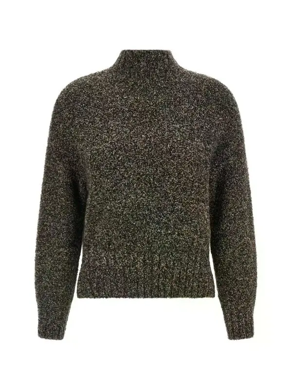 Agnona Bouclé High-neck Sweater