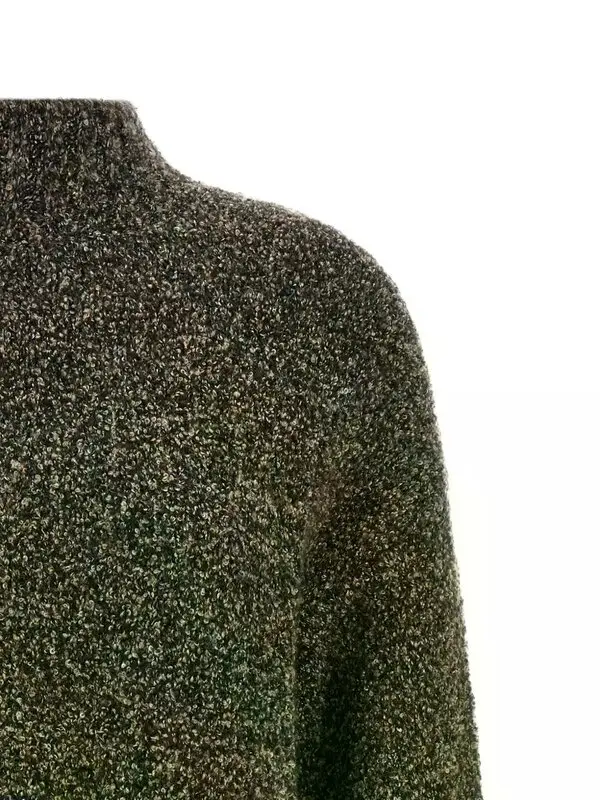 Agnona Bouclé High-neck Sweater