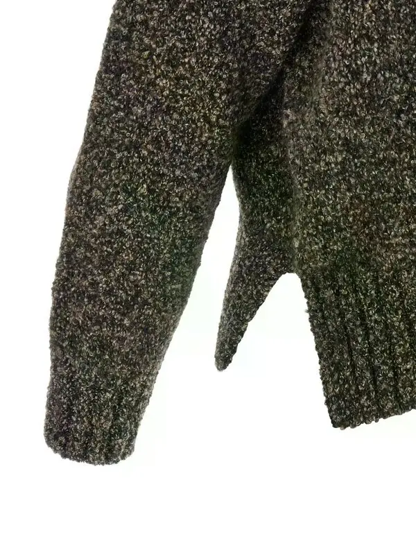 Agnona Bouclé High-neck Sweater
