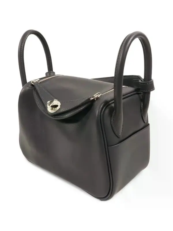 Hermès 2025 Mini Lindy Handbag - Blue