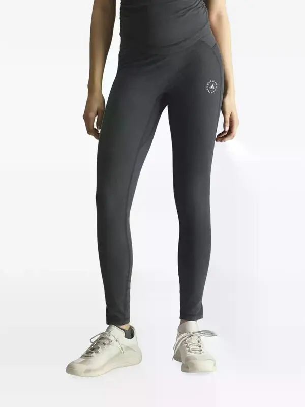 Adidas By Stella McCartney Studio Cotton Leggings - Grey