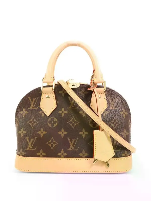 LOUIS VUITTON Bb Alma Monogram Canvas Tote Bag