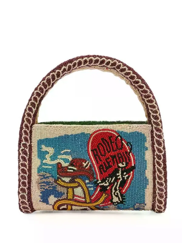 ALEMAIS Ace Beaded Tote Bag