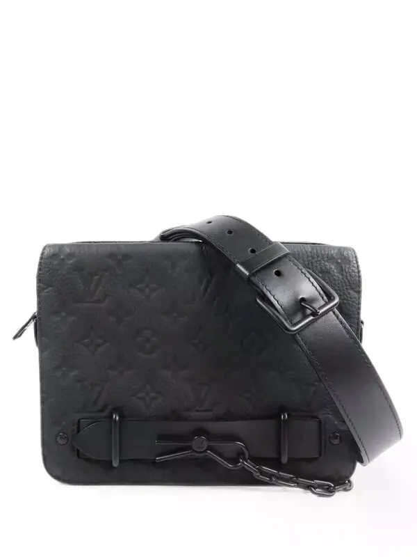 LOUIS VUITTON Monogram Taurillon Steamer Messenger Bag