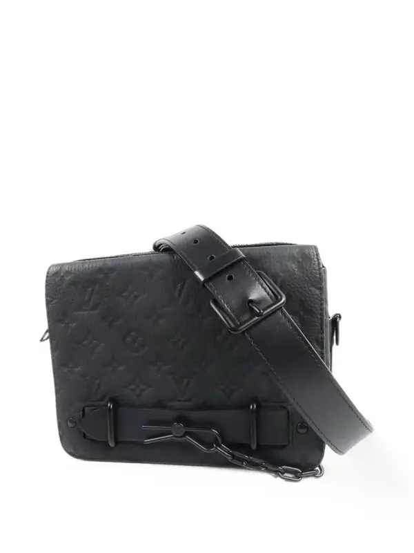 LOUIS VUITTON Monogram Taurillon Steamer Messenger Bag