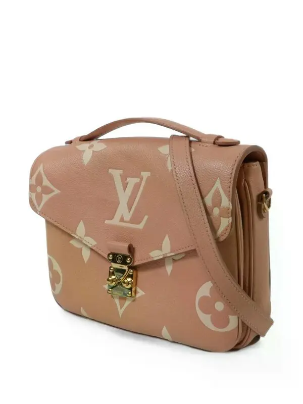 LOUIS VUITTON Monogram Empreinte Pochette Metis Tote Bag