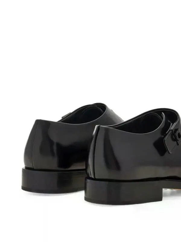FERRAGAMO Derby Shoe With Hug Buckle