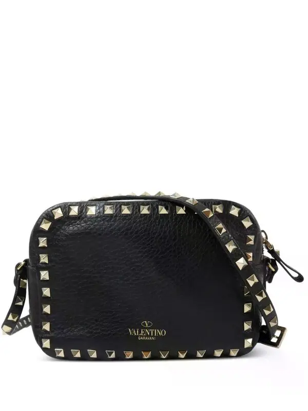 Valentino Garavani Rockstud Leather Crossbody Bag - Black