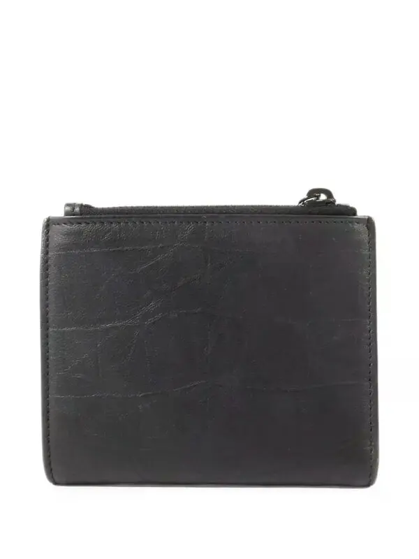 Saint Laurent Cassandre Crocodile-embossed Wallet