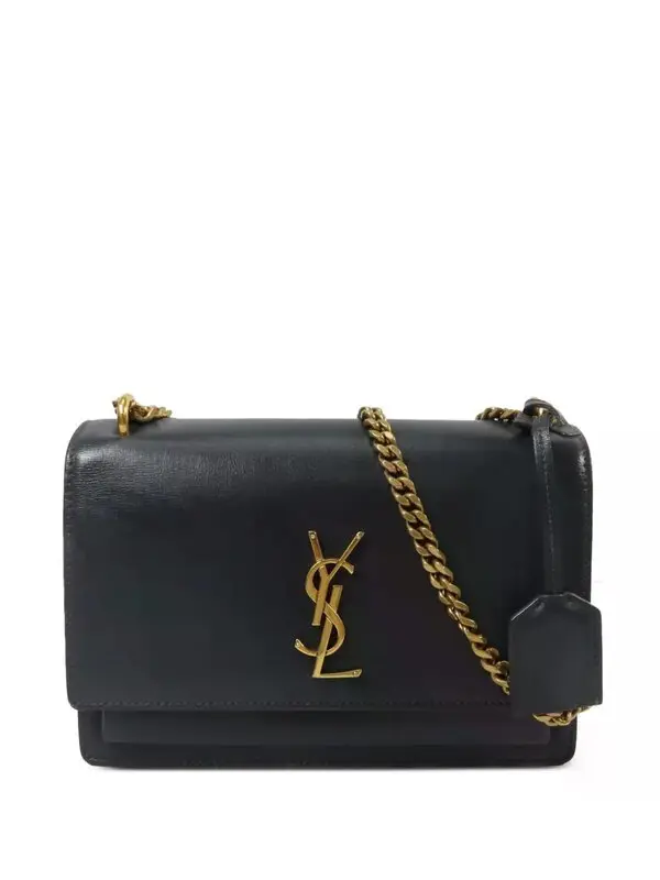 Saint Laurent Medium Sunset Chain Shoulder Bag - Blue