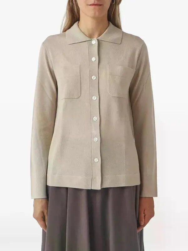 Max Mara Button-up Chest-pocket Cardigan