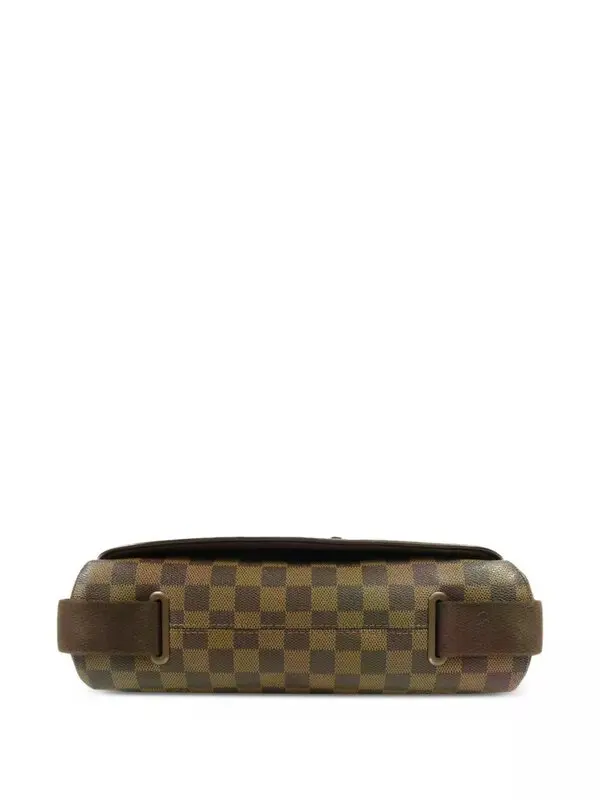 LOUIS VUITTON Mm Brooklyn Damier Messenger Bag - Brown