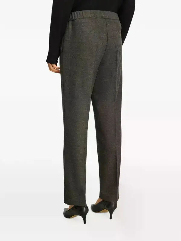 SEMICOUTURE Alfie Elasticated Pressed-crease Trousers