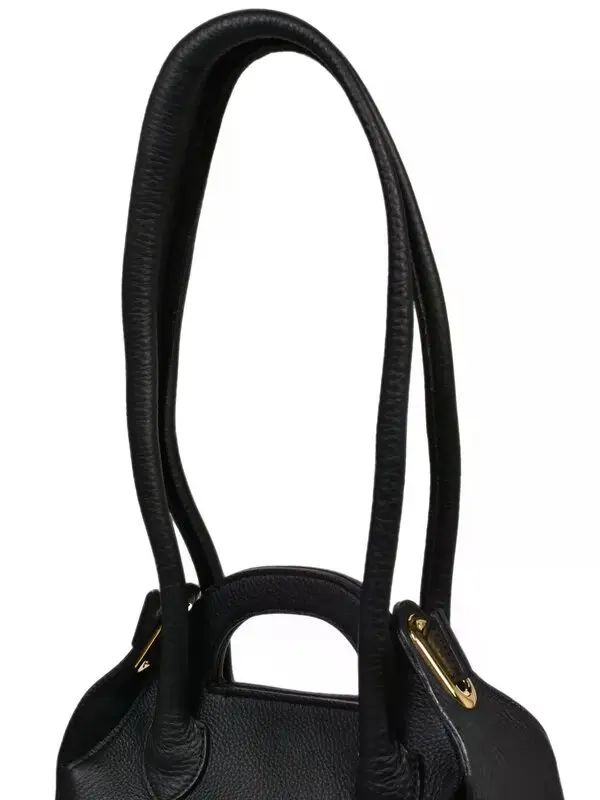 MASU Leather Shoulder Bag - Black