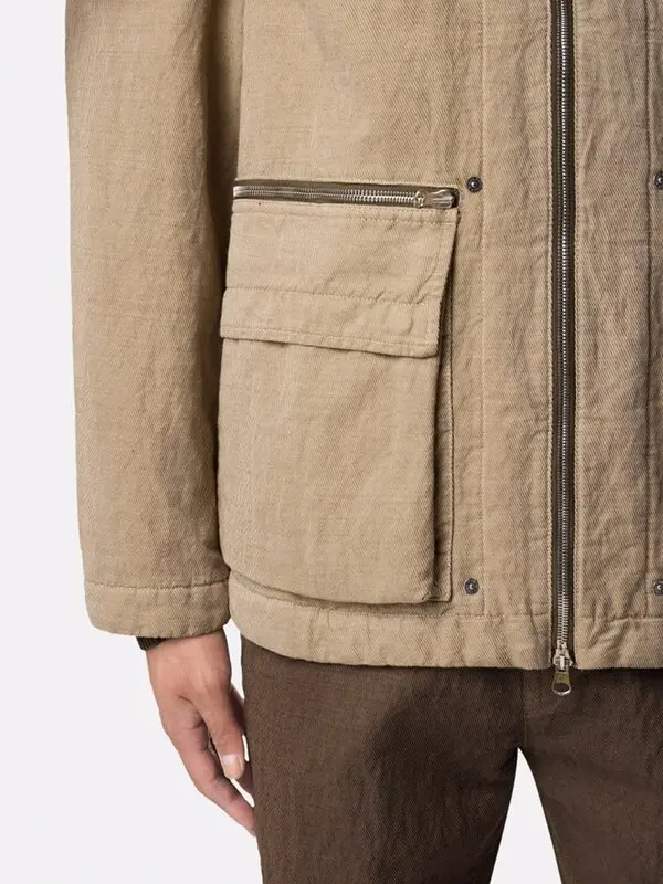 Stone Island Diagonal Cotton Wool Field Jacket