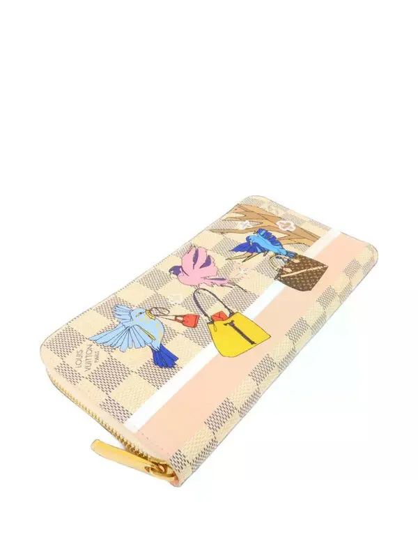 LOUIS VUITTON Damier Azur Playful Birds Zippy Wallet