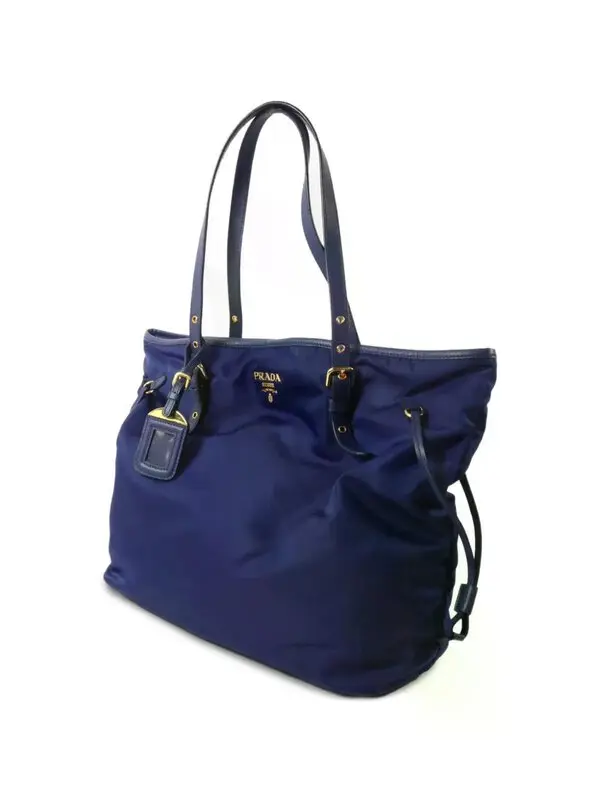 Prada Buckle-detail Tote Bag
