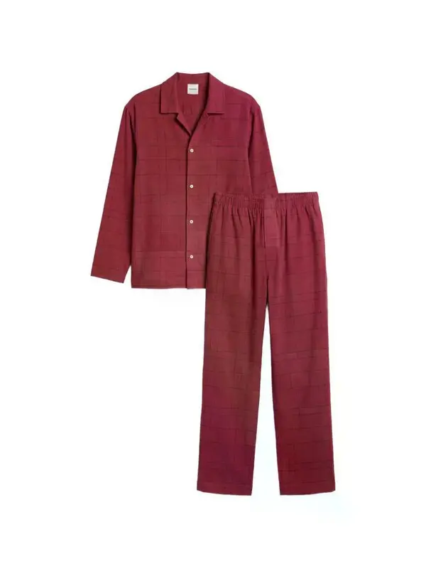 Calvin Klein Check-pattern Pyjamas - Red