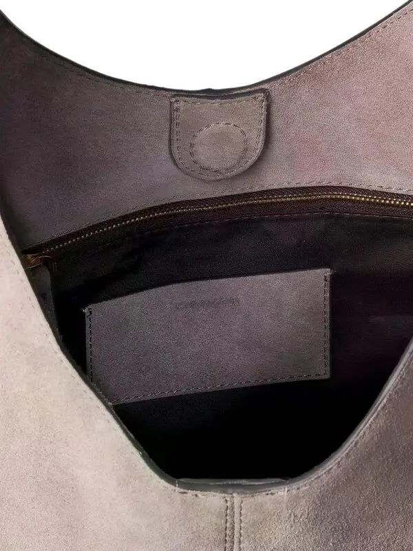 Calvin Klein Suede Shoulder Bag - Neutrals