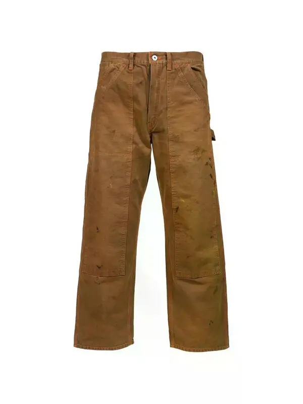 BOW WOW Double-knee Aged-effect Trousers