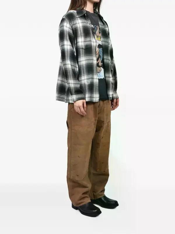 BOW WOW Double-knee Aged-effect Trousers