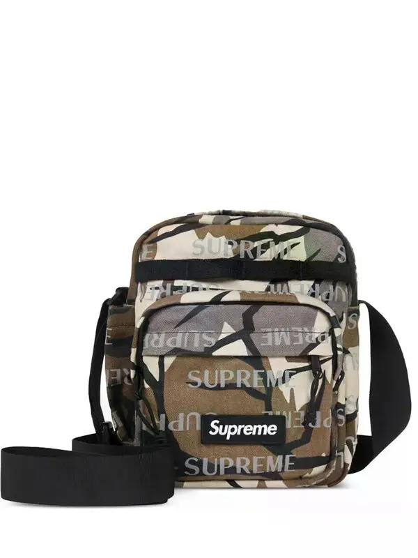 Supreme Logo-pattern Shoulder Bag