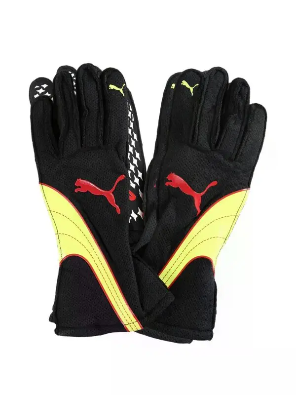 PUMA X A$ap Rocky Logo-print Panelled Fire Gloves - Black