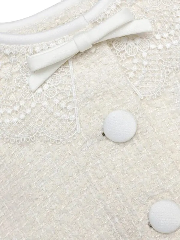 SELF-PORTRAIT Boucle Lace Collar Jacket