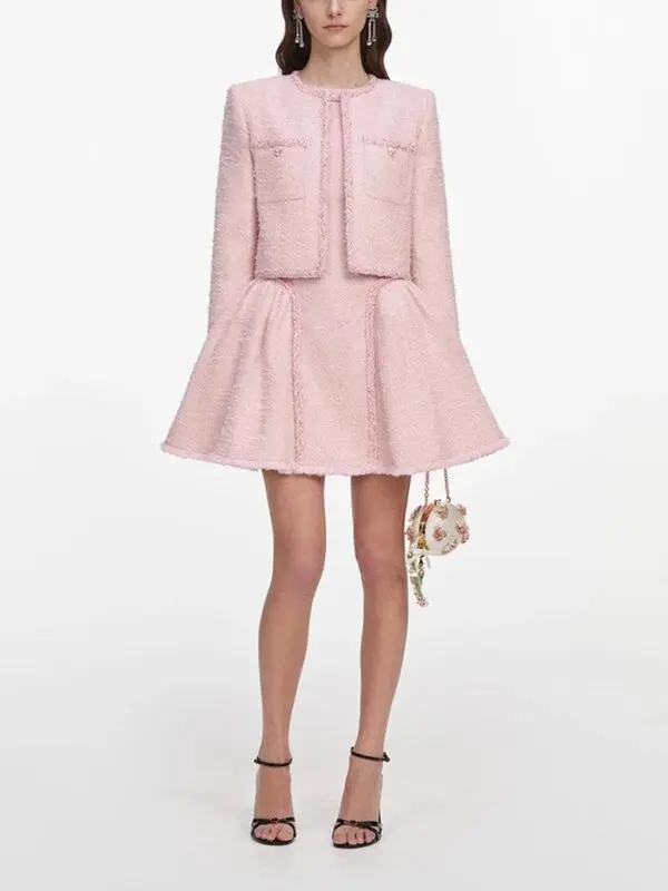 SELF-PORTRAIT Boucle Jacket