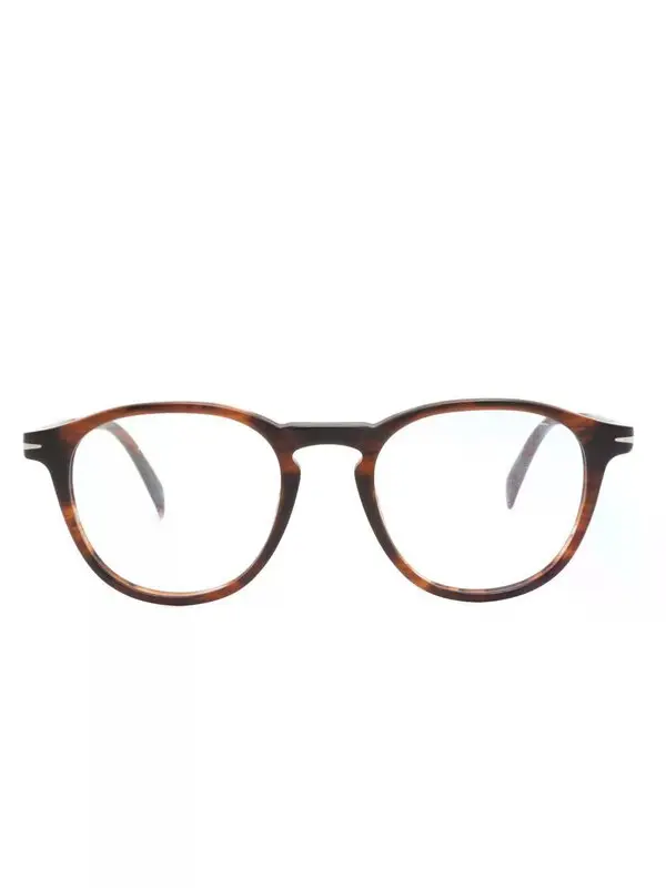 DB EYEWEAR BY DAVID BECKHAM Round-frame Tortoiseshell-effect Glasses