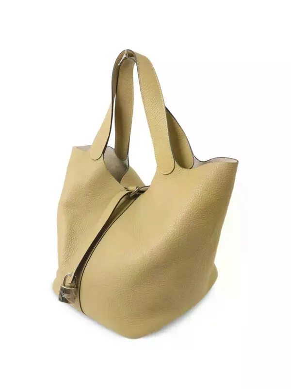 Hermès Gm Picotin Lock Tote Bag - Yellow