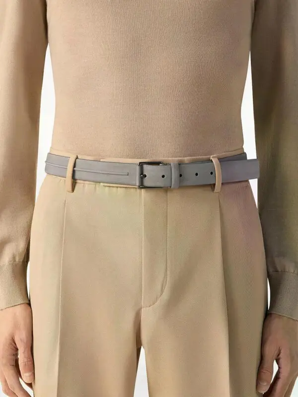 Zegna Mélange Nubuck Belt