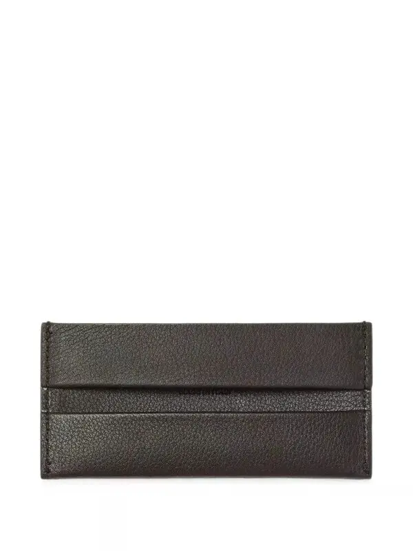 Zegna Dark- Secondskin Card Case - Brown