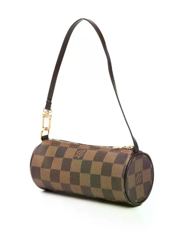 LOUIS VUITTON 1990-2010 Damier Ebene Papillon Pochette Handbag