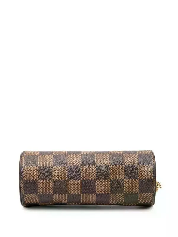 LOUIS VUITTON 1990-2010 Damier Ebene Papillon Pochette Handbag