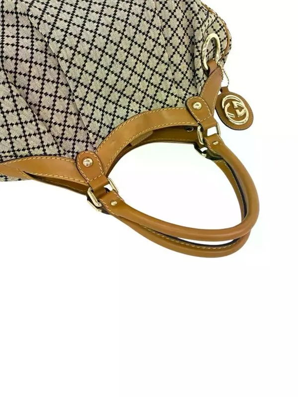 Gucci 2000-2015 Medium Diamante Canvas Sukey Tote Bag