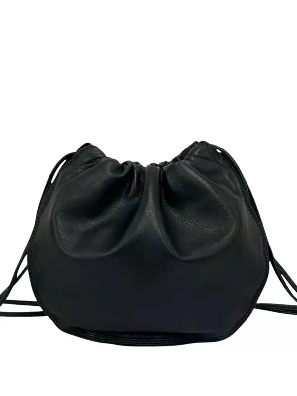 Loewe 1980-1990 Nappa Anagram Drawstring Crossbody Bag