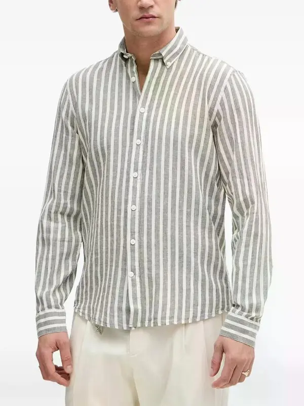 LINDBERGH Striped Button-down Shirt