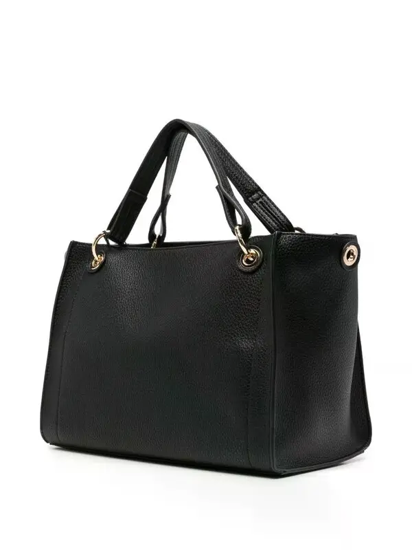 TWINSET Logo-plaque Pebbled Tote Bag
